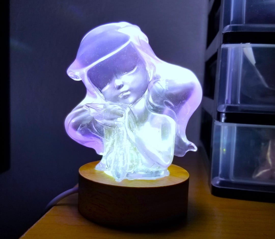 Customized Mermaid Light, Mermaid Night Light, Mermaid Room Decor ...