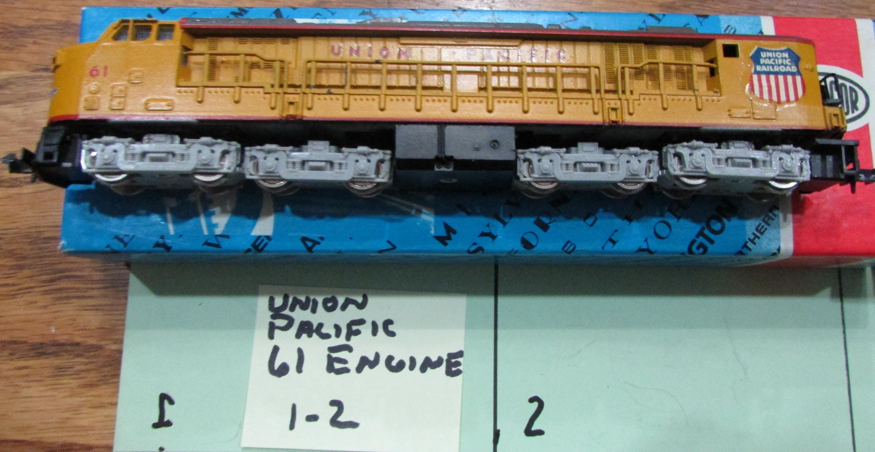 Vintage N Scale Con-cor Union and Southern Pacific and Sante Fe Train ...