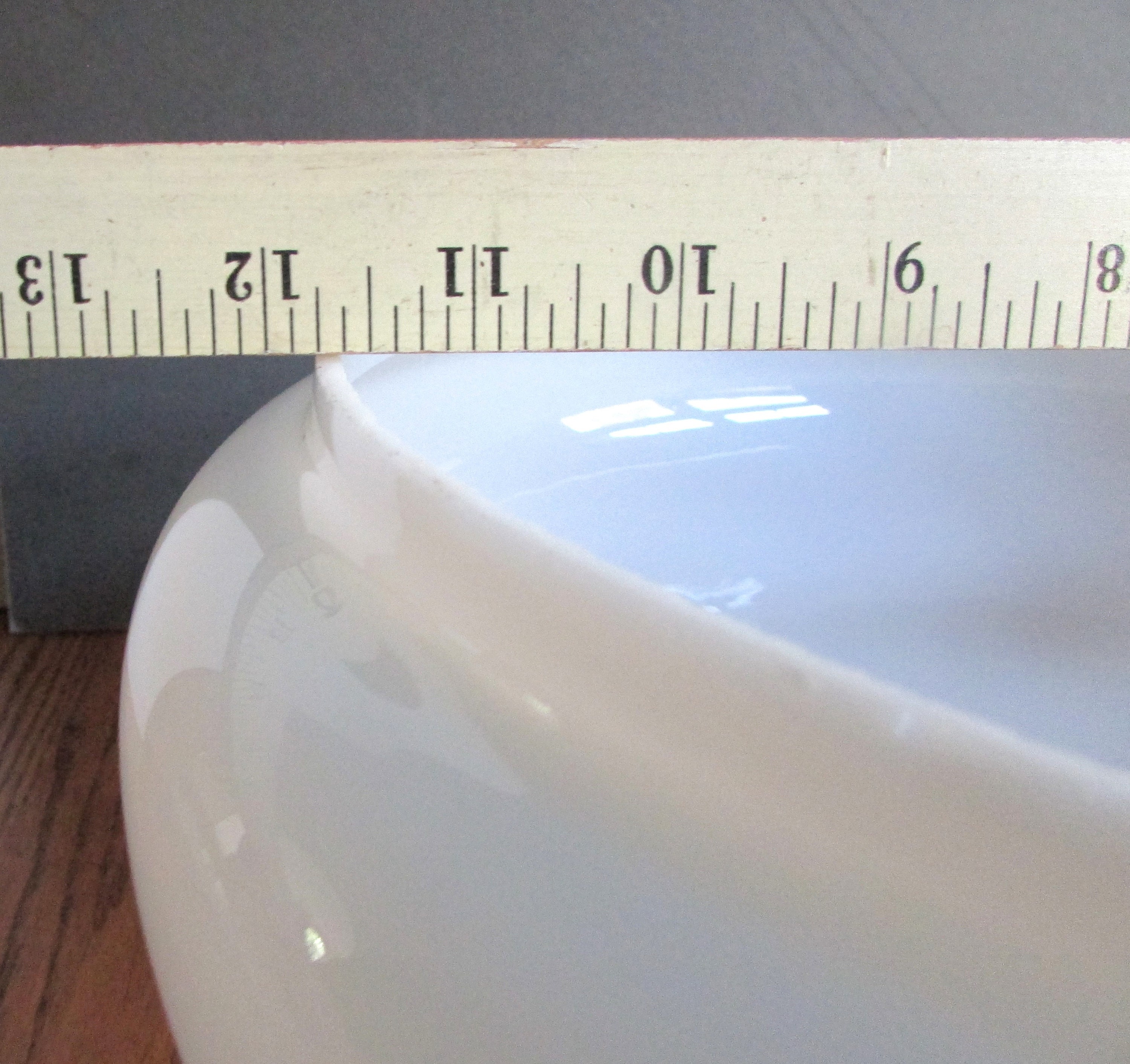 Vintage Large Milk Glass Glass Lamp Shades - Etsy