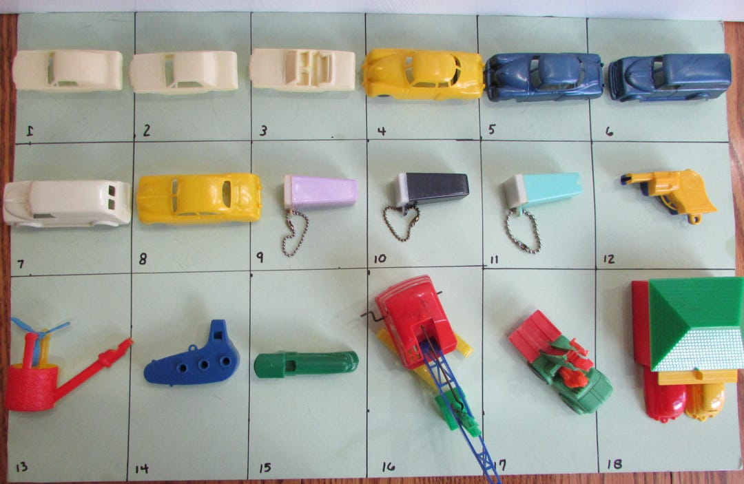 Vintage Collectible Plastic Toys 50s 60s 70s - Etsy