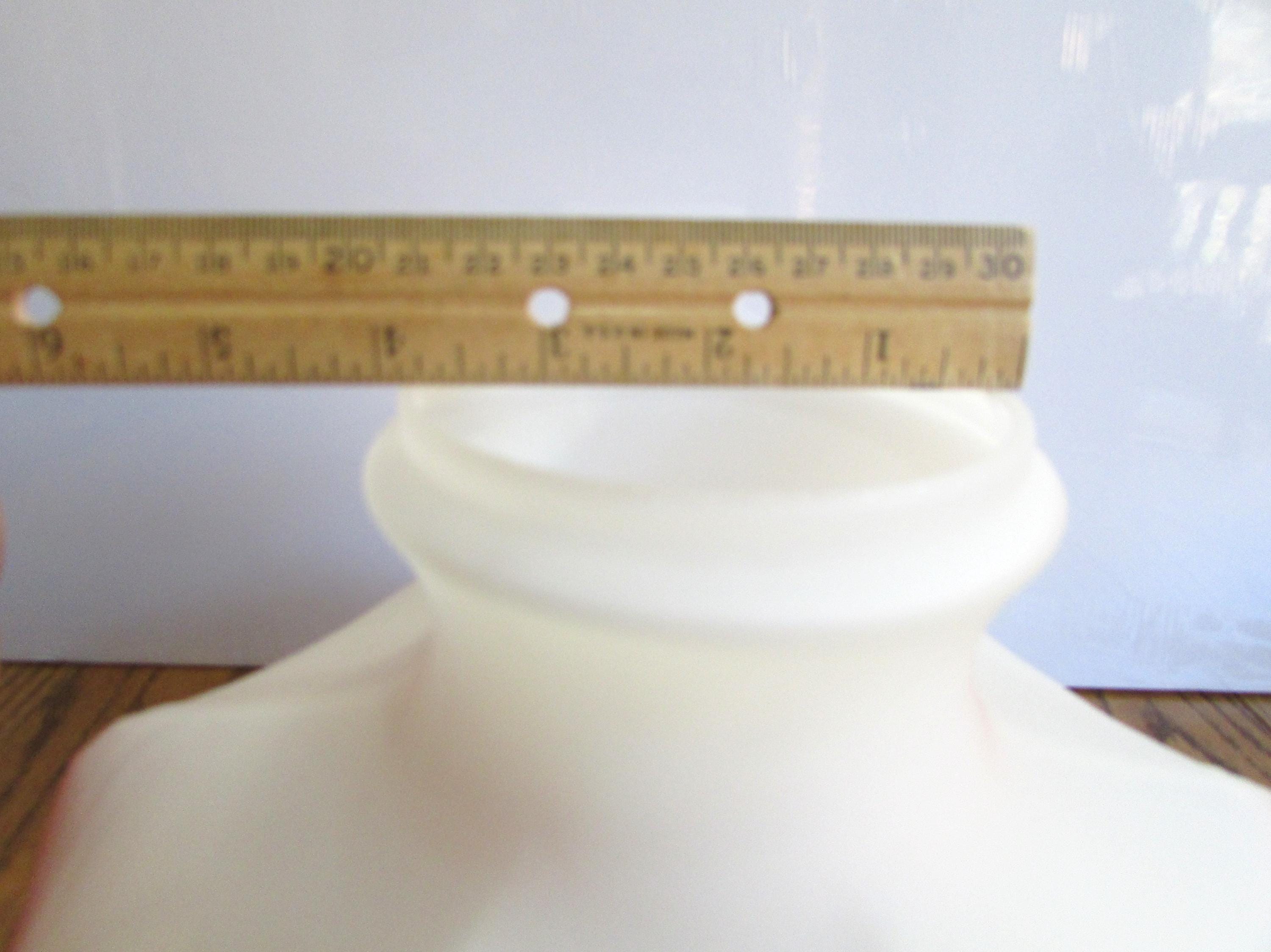 Vintage Glass Satin Drape Shade Made for Coleman and Aladdin Lamps 10 ...