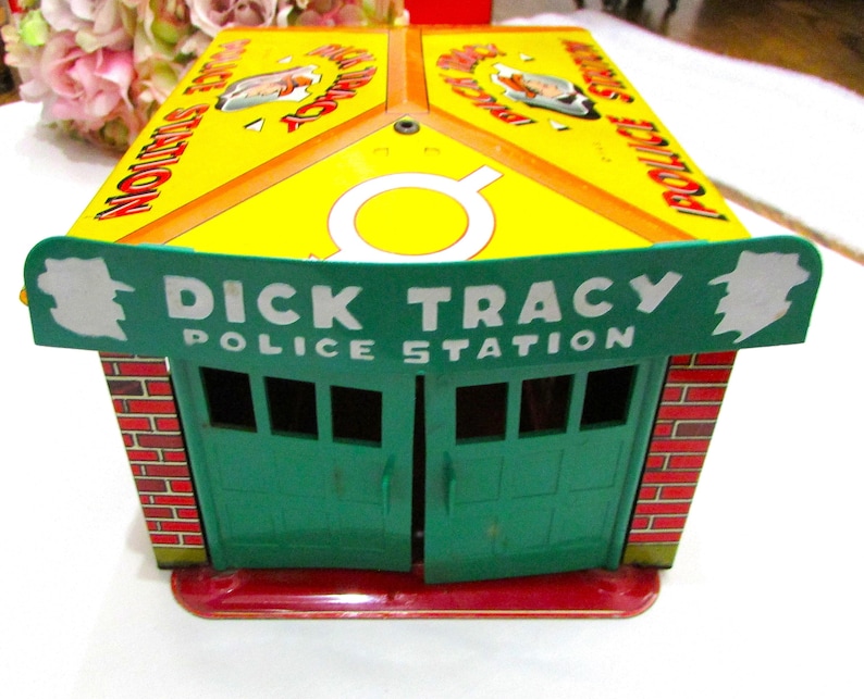 Vintage Marx Dick Tracy Police Station Complete With Squad Car - Etsy