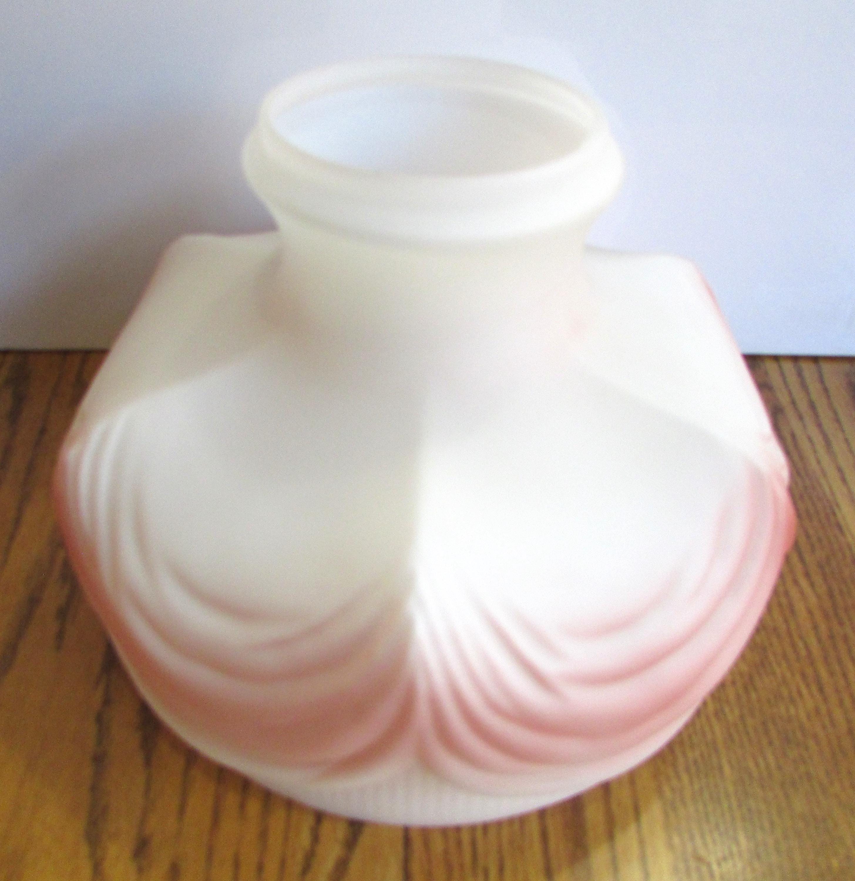 Vintage Glass Satin Drape Shade Made for Coleman and Aladdin Lamps 10 ...