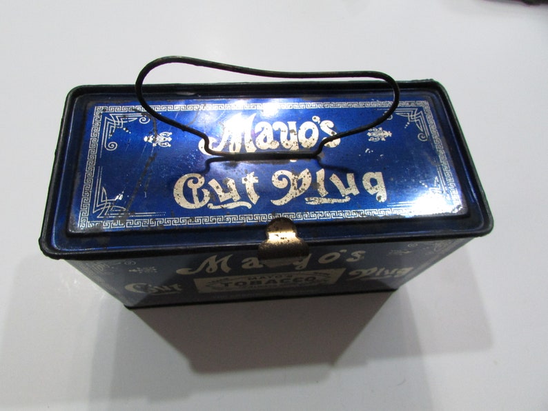 Antique Mayo Cut Plug Smoking Tobacco Tin - Etsy