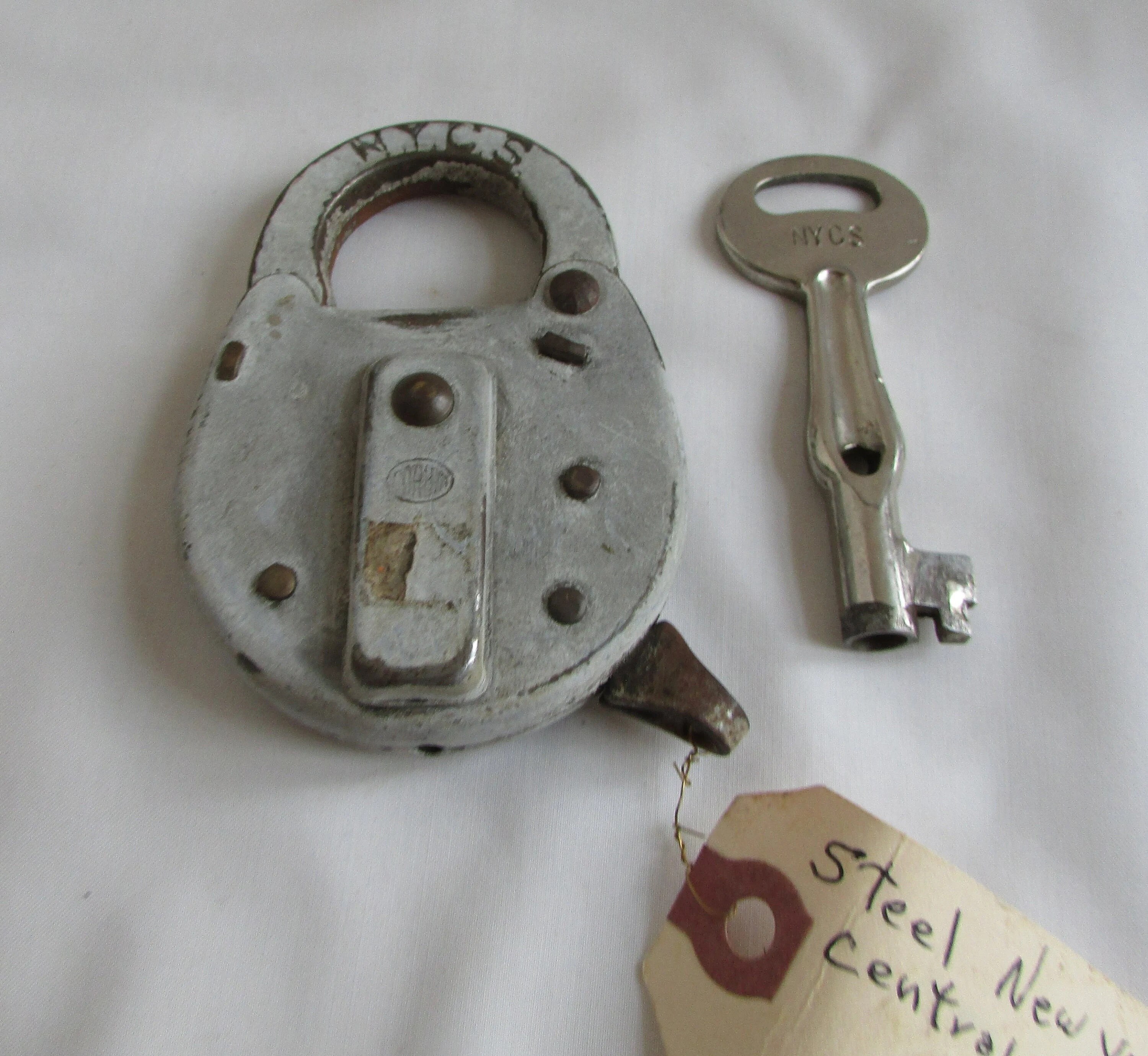 Vintage New York Central System NYCS Lock & Key RR Lock - Etsy