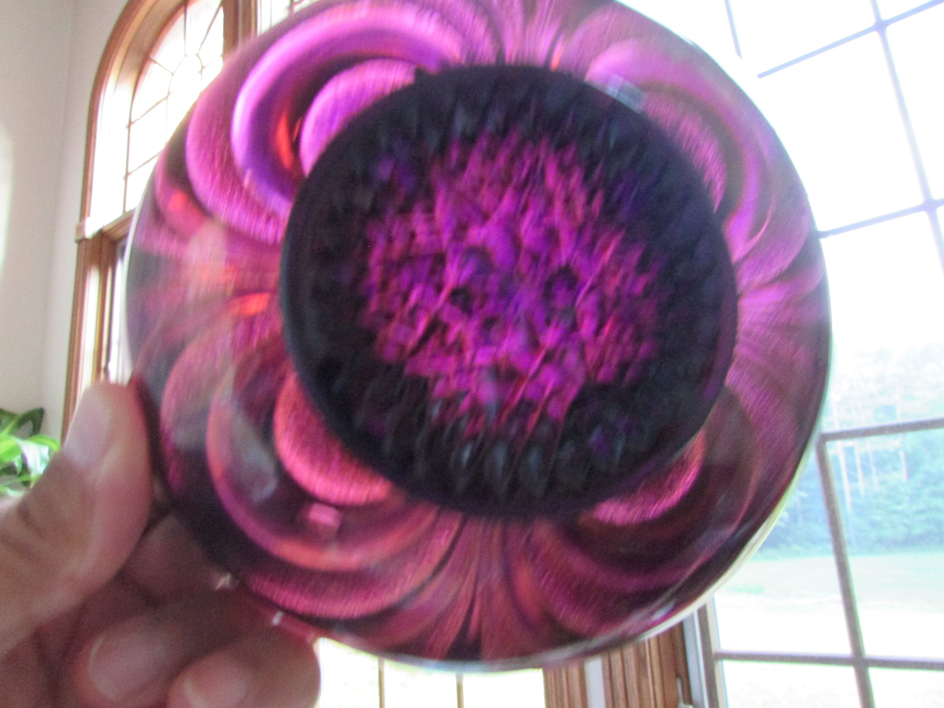 Vintage Purple Imperial Carnival Glass Scroll Embossed Bowl 6 3/4 - Etsy