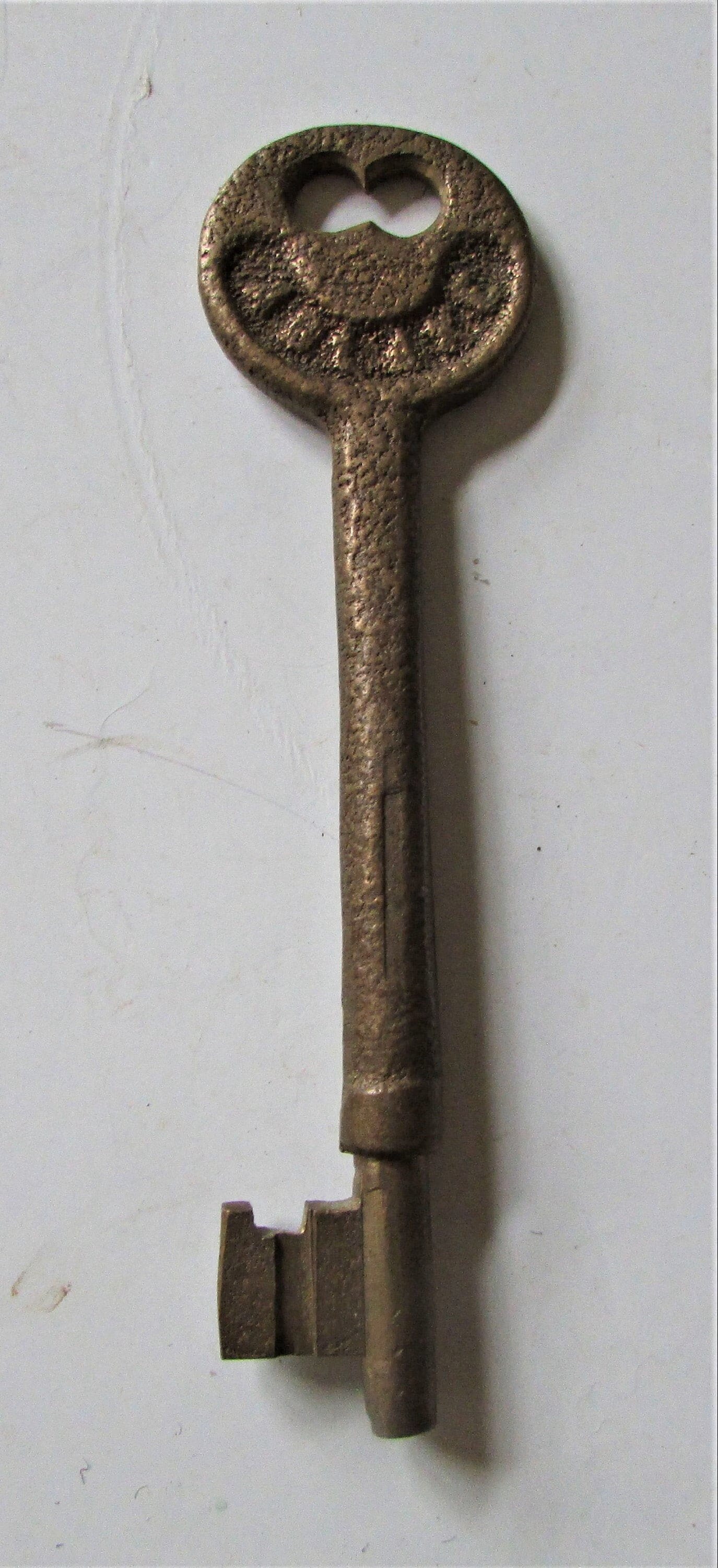 Vintage Solid Brass Adlake Railroad Skeleton Key - Etsy