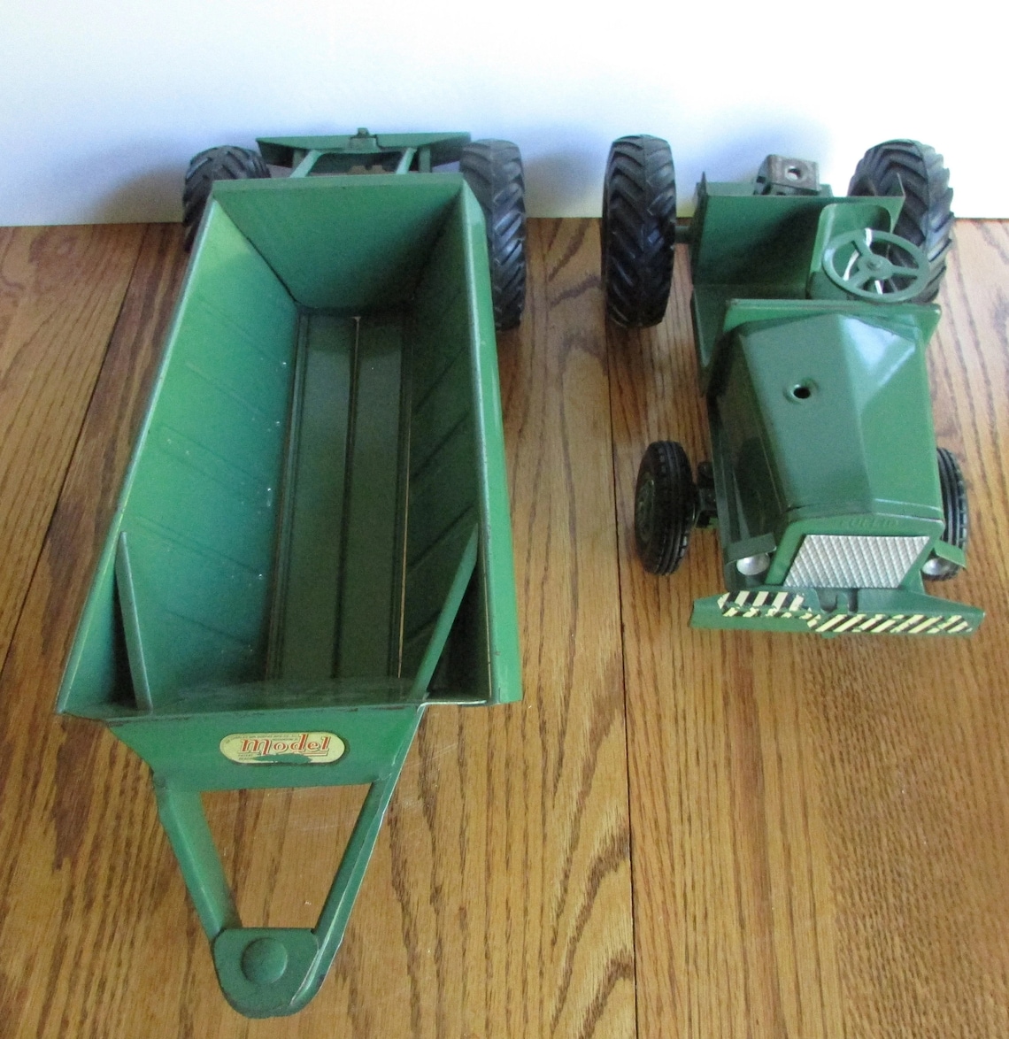 Doepke Model Toys Euclid Pioneer Bottom Dump Earth Mover Green Toy - Etsy