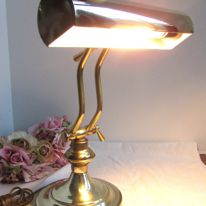 Brass Reading Lamp - Etsy