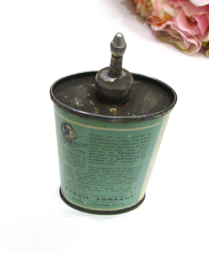 Vintage Pyroil Handy Oil Tin Can - Etsy