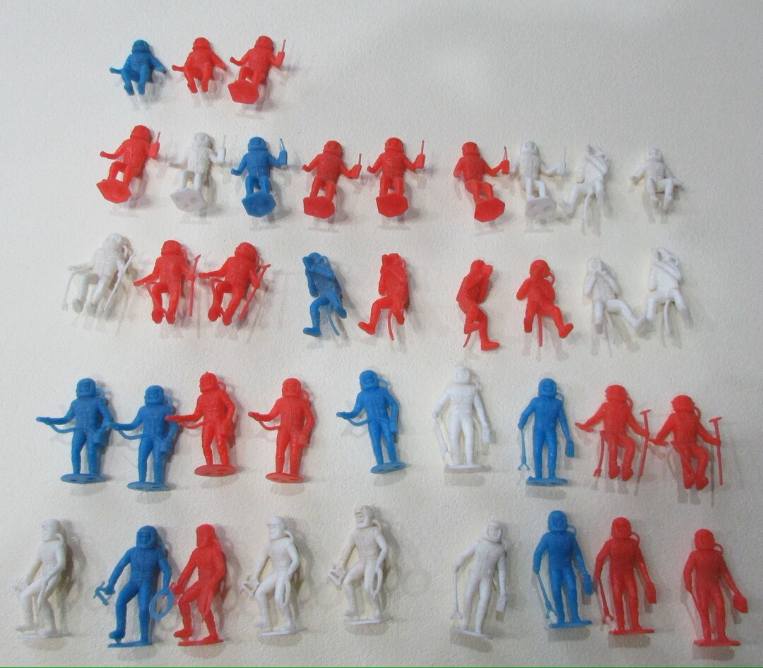 Vintage 39 MPC Plastic Spaceman/astronaut MPC Lot 4. - Etsy