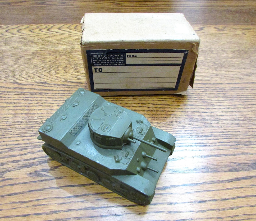 Vintage the "stuart" M-5 Dale Model Co. Die Cast WWII Armored Tank - Etsy