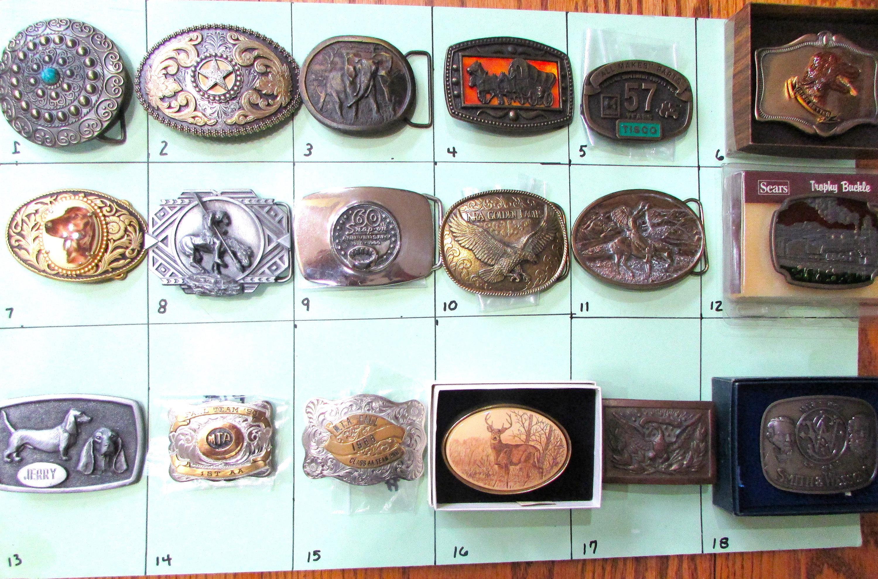 Vintage Collectible Belt Buckles 50s 60s 70s - Etsy
