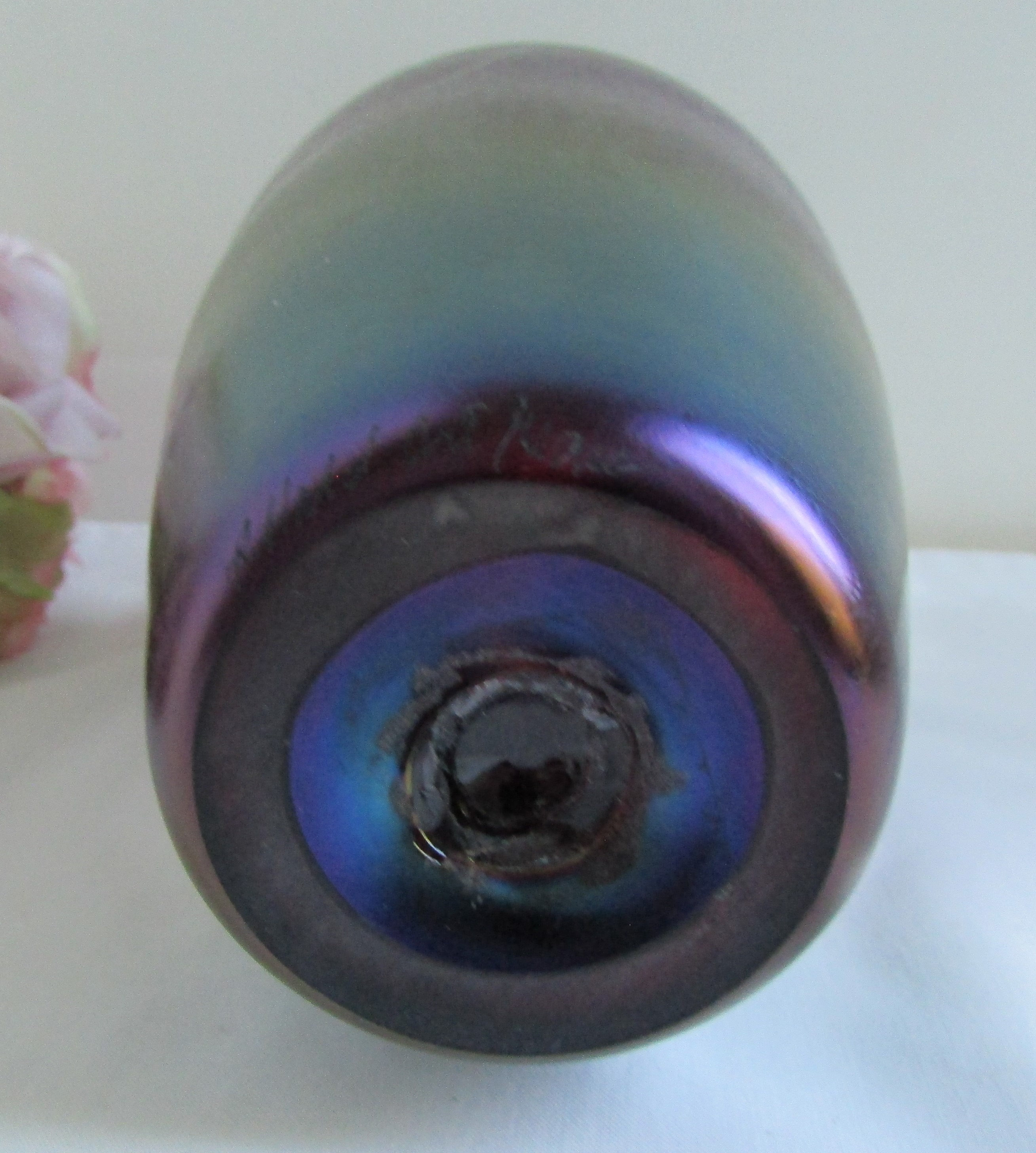 Vintage Robert Held Art Glass Vase 8 1/4 Signed W/ Sticker - Etsy
