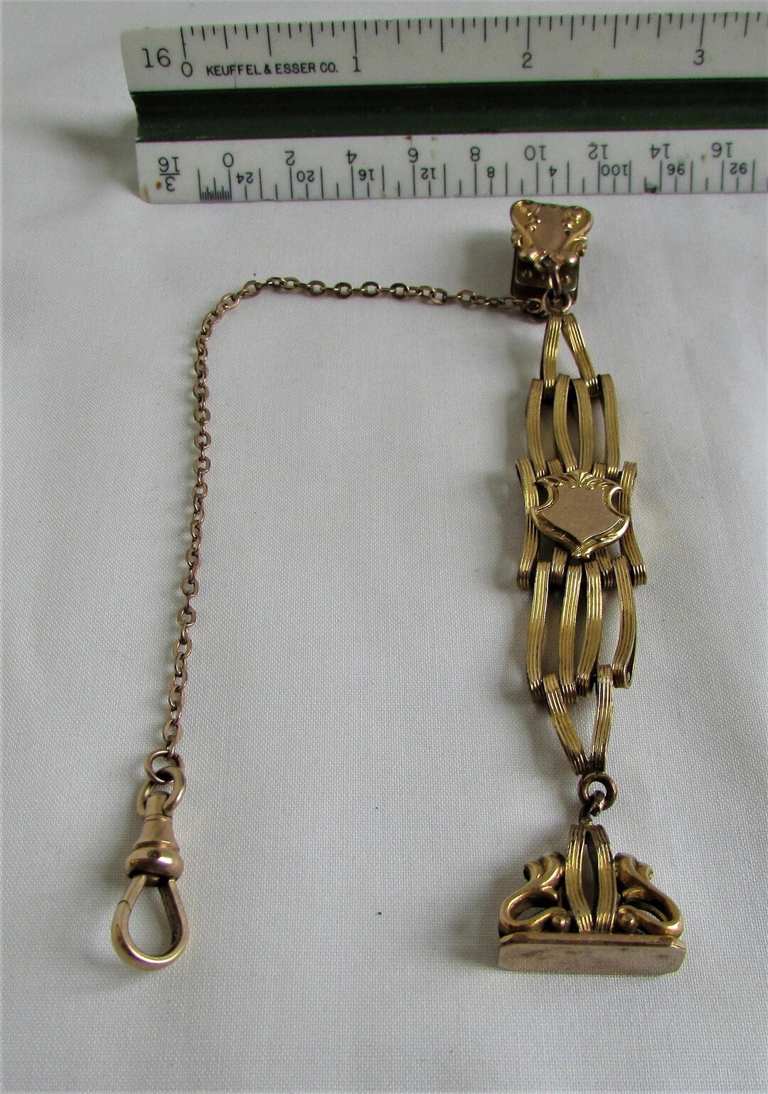 Antique MS Watch Fab Chain W/ Wax Stamp - Etsy