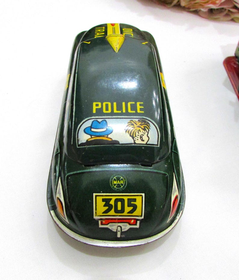 Vintage Marx Dick Tracy Police Station Complete With Squad Car - Etsy