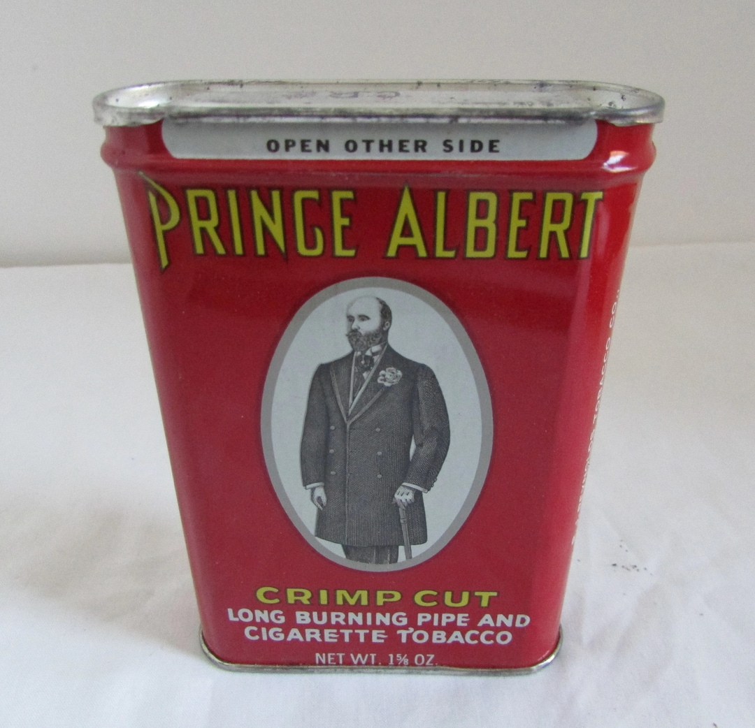 Vintage Prince Albert Crimp Cut Long Burning Pipe and Cigarette Tobacco ...