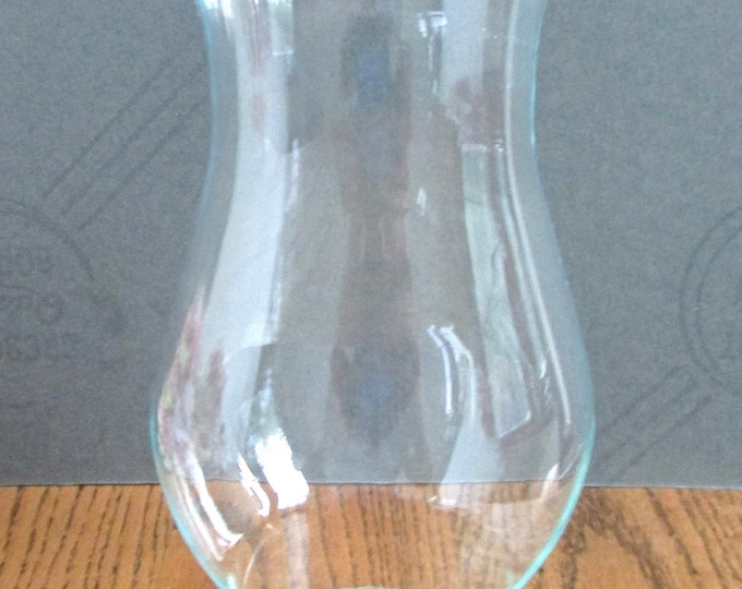Vintage Glass Flare Top Hurricane Chimney Shade 8"tall X 2 7/8" Fitter ...