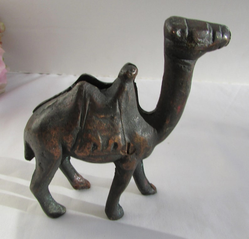 Vintage Camel Cast Iron Still Bank - Etsy