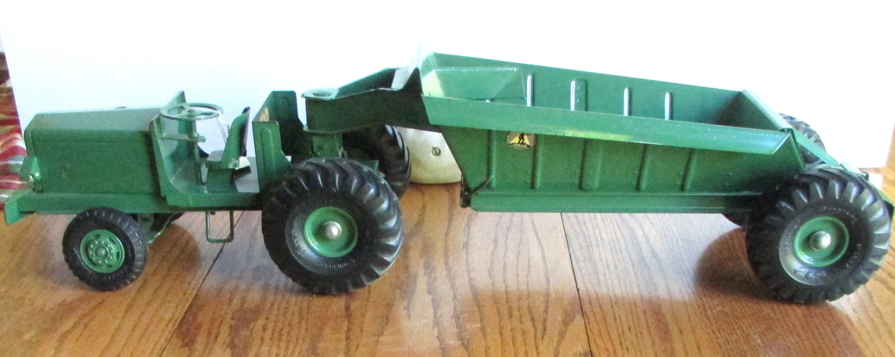 Doepke Model Toys Euclid Pioneer Bottom Dump Earth Mover Green Toy - Etsy