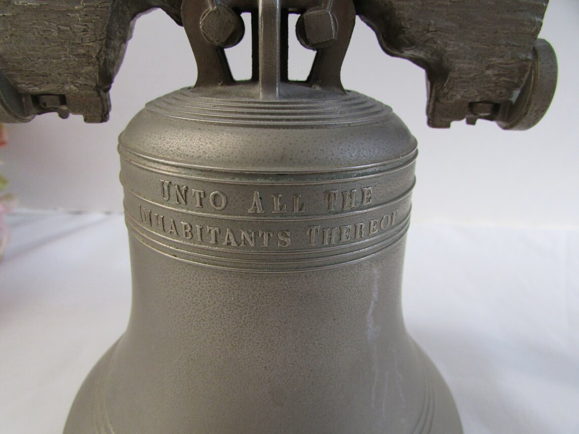 Vintage J. L. Houck Liberty Bell Bank Metal Still Bank - Etsy