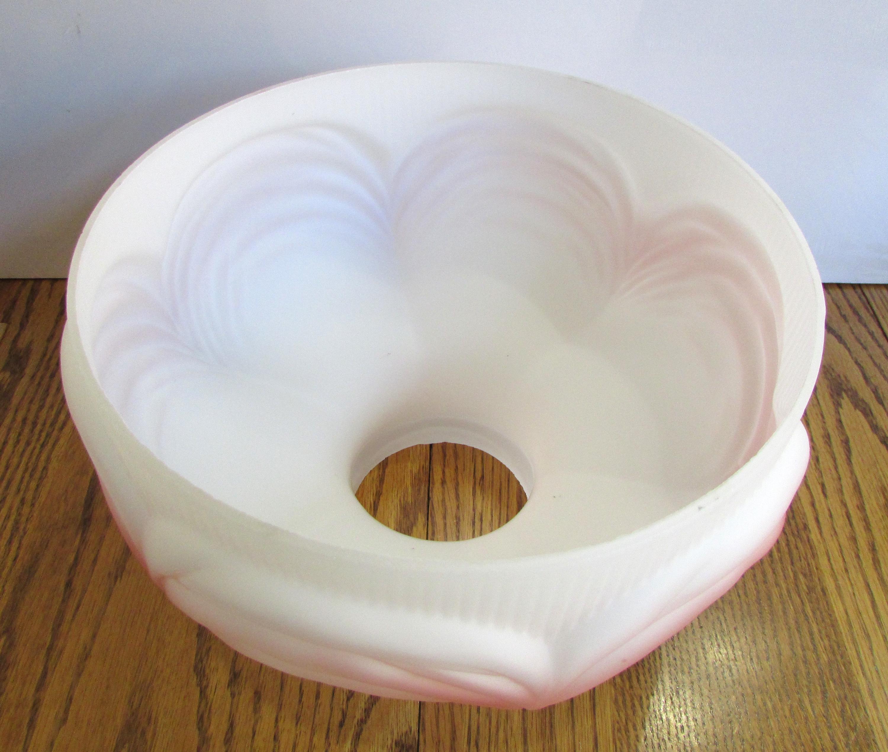 Vintage Glass Satin Drape Shade Made for Coleman and Aladdin Lamps 10 ...