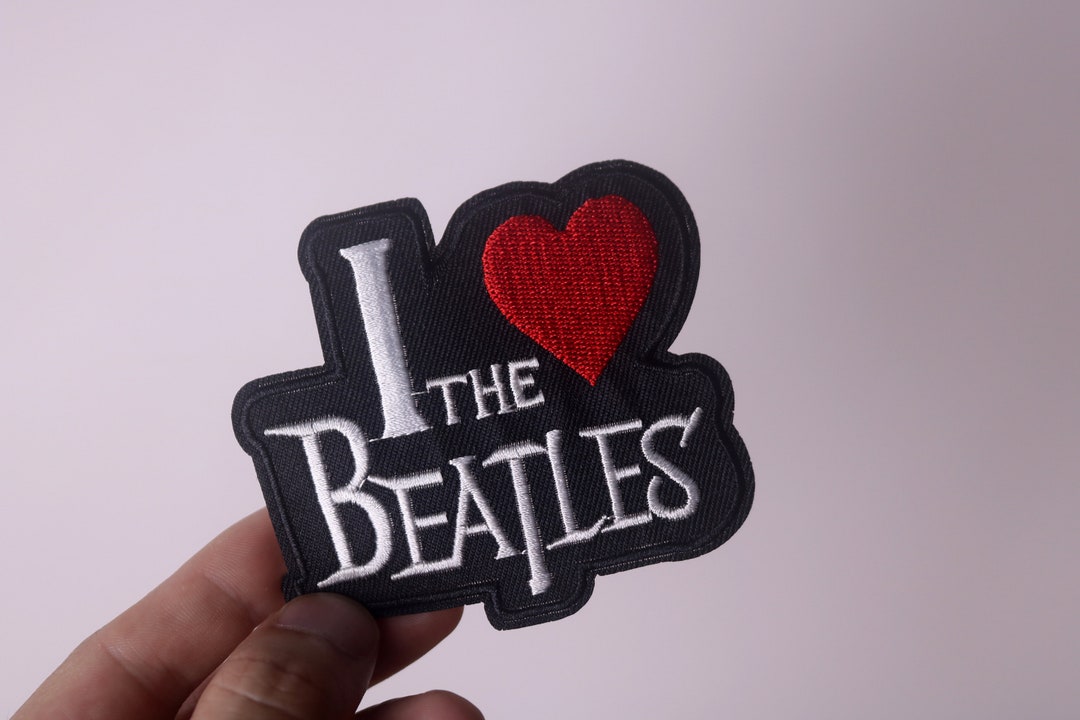 The Beatles Patch, I Love Beatles Patch, Band Patch, Iron on Patch ...