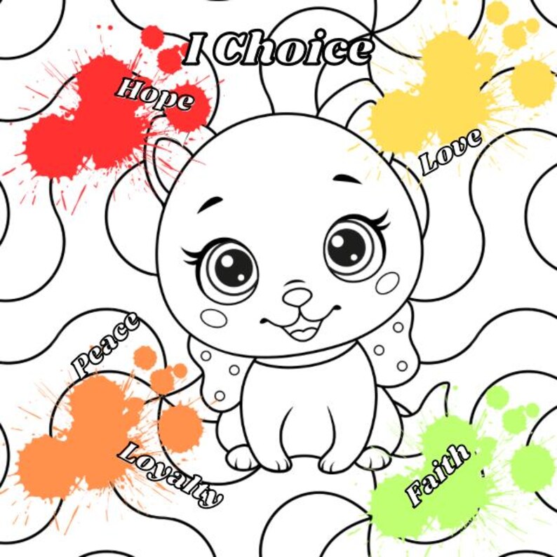 Cuddly Little Critters Adorable Animal Coloring Pages With Uplifting ...