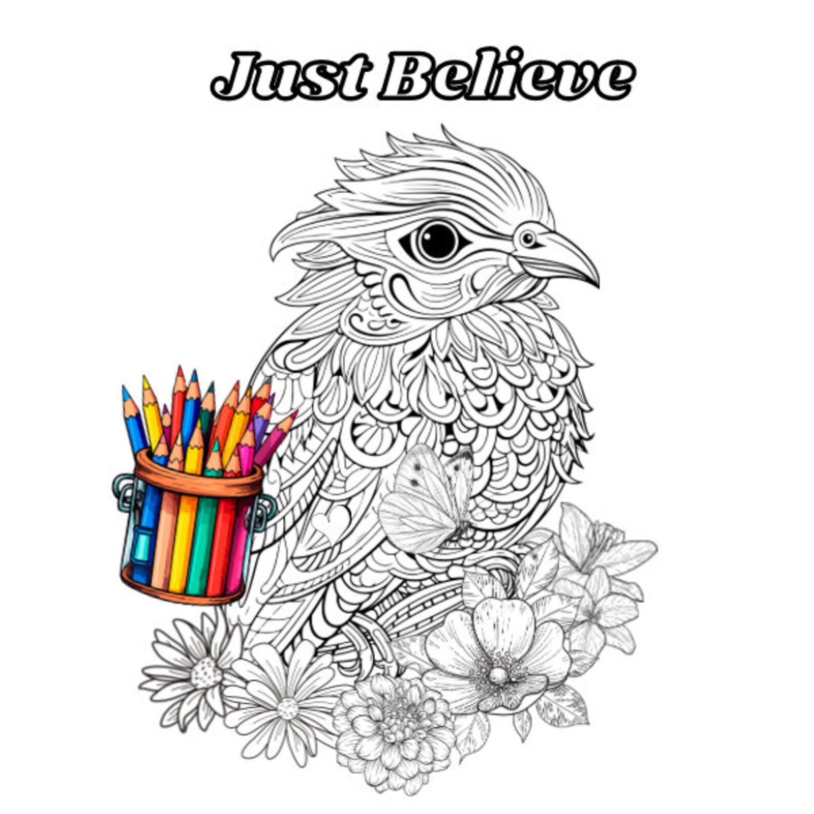 Diverse Design, A Stunning Set of Five Original Motivational Coloring ...