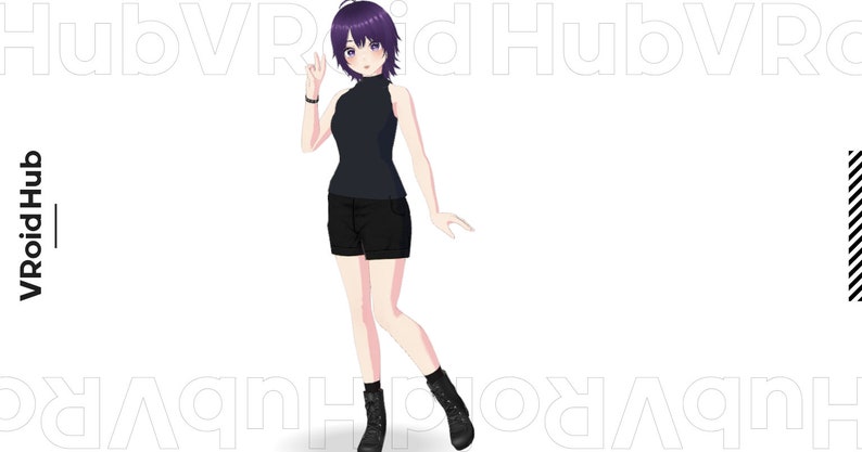 Raven Vtuber - Etsy