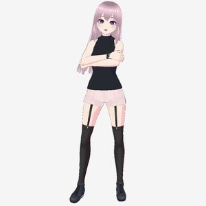 Goth Girl Vtuber - Etsy