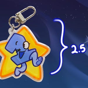 TPOT BFDI One Keychain - Etsy