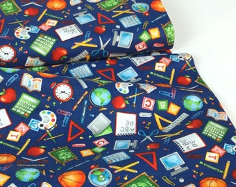 School fabric | Etsy