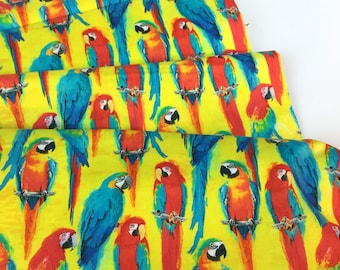 Parrot fabric | Etsy