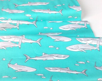 Shark fabric | Etsy