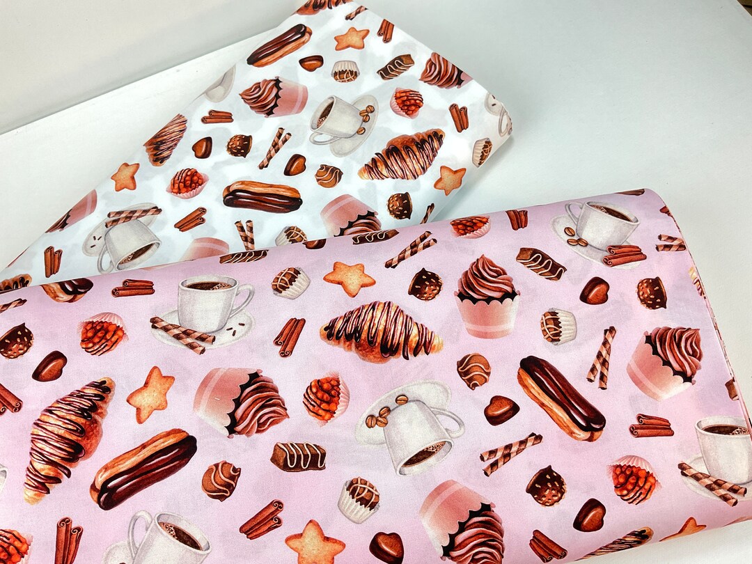 Sweet Delights White or Strawberry Fabric ~ Sweet Tooth Collection From ...