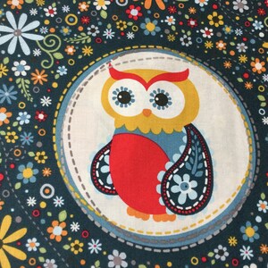 Owl Polka Dot Gray Color Nested Owls Collection for Adornit Fabrics - Etsy