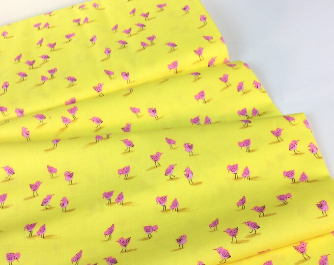 Baby Chicks Piper Yellow Fabric ~ Malibu Collection by Heather Ross for ...