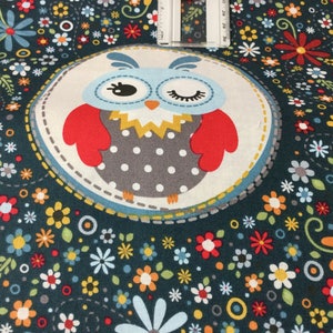 Owl Polka Dot Gray Color Nested Owls Collection for Adornit Fabrics - Etsy