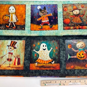 36" Halloween Picture Patch Panel, 2 Colors: Charcoal or Sage, 100% ...