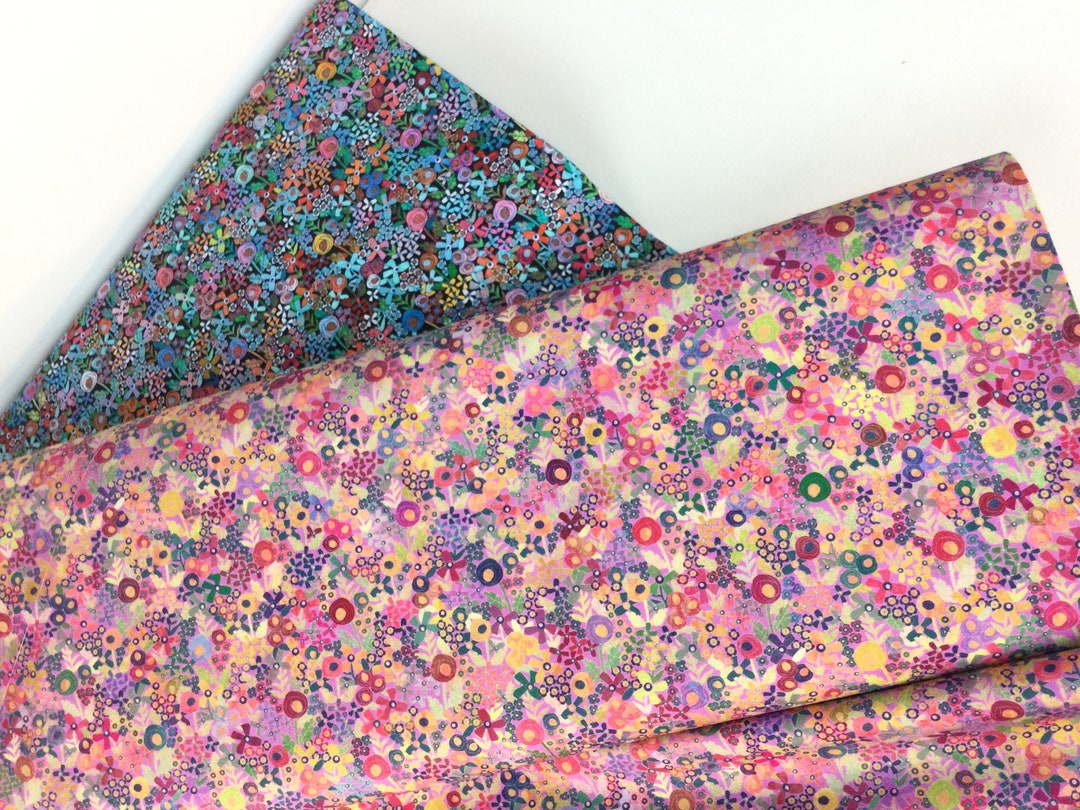 Happy Flowers Rainbow or Thistle Fabrics Happy Place Collection by ...