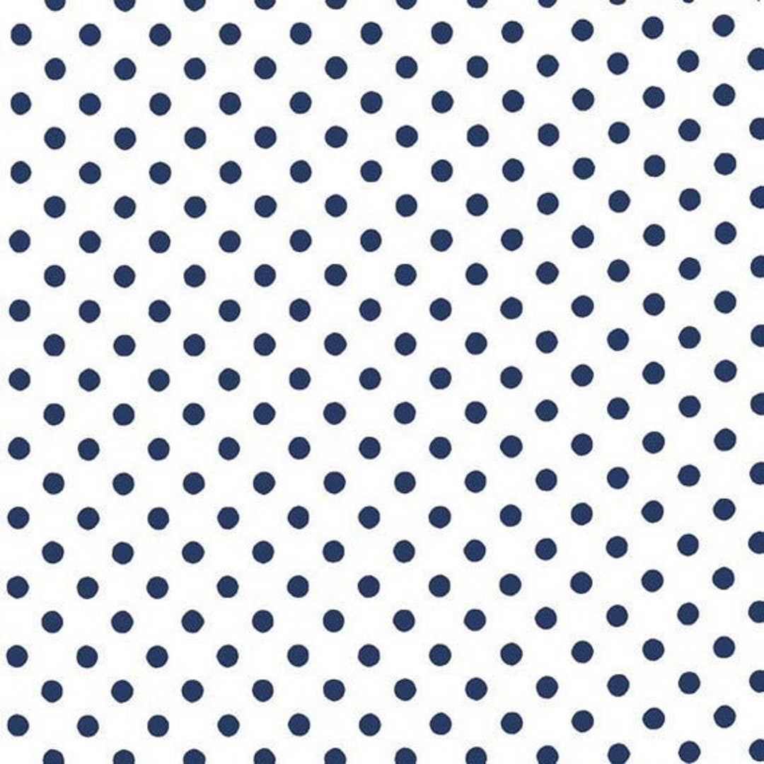 Dumb Dot Marine (DARK NAVY Dots) Color ~ Dumb Dot Polka Dot Collection ...