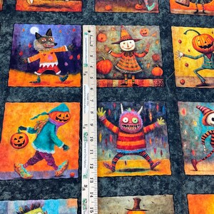 36" Halloween Picture Patch Panel, 2 Colors: Charcoal or Sage, 100% ...
