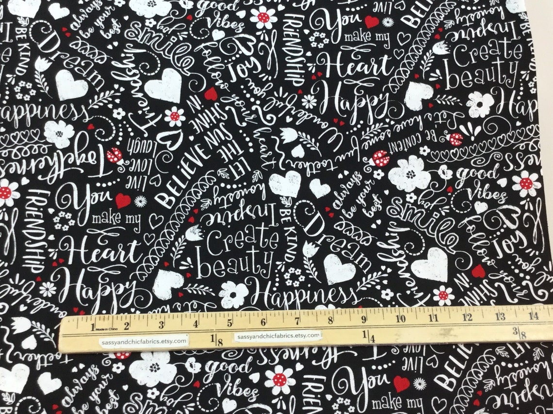 Happy Scribble Words Black Color ~ You Make My Heart Happy Collection ...