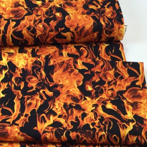 Fabric FIRE by QT Fabrics 100% Premium Cotton - Etsy