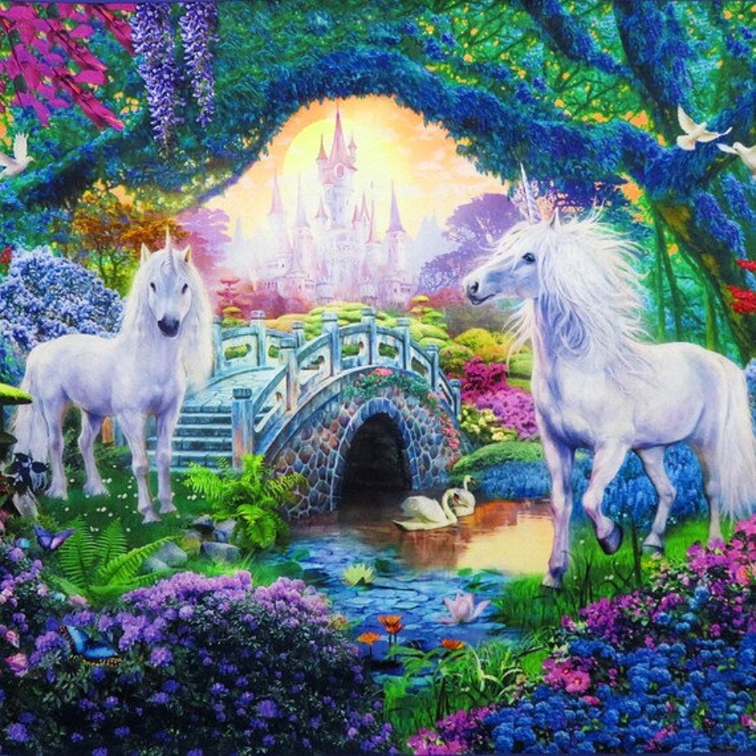 35"by44" Unicorns Panel ~ Picture This Collection for Robert Kaufman ...