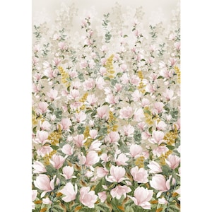 Magnolia SINGLE Border Cream or Mist Fabrics Magnolia - Etsy
