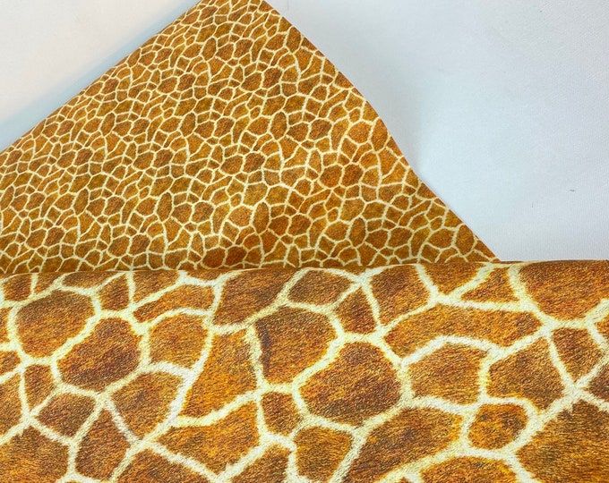 Giraffe Skin Wild Large or Small Print Fabric ~ Animal Kingdom ...