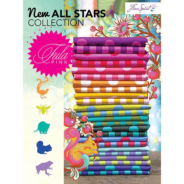 Pom Poms Agave Color Tula Pink ALL STARS Collection by Tula - Etsy