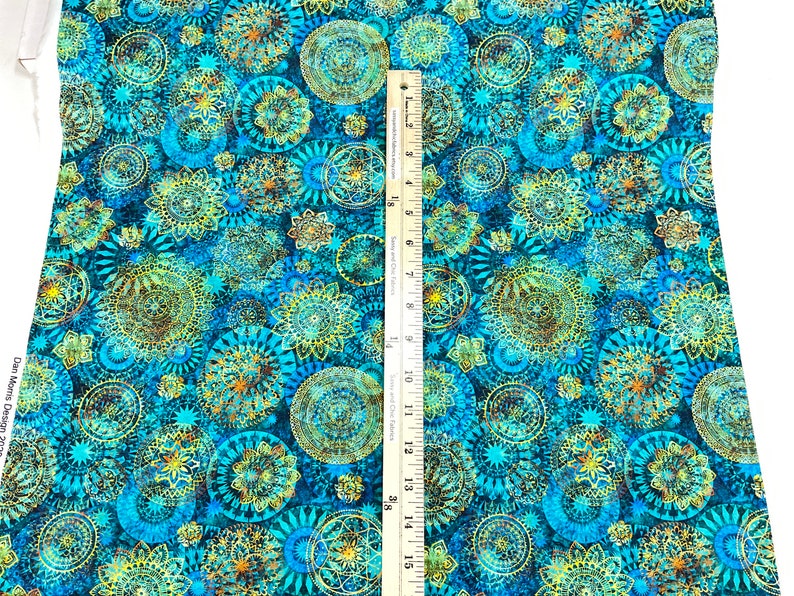 Medallions Pink 100% Lightweight Cotton Fabric ~ Eclectica Collection ...
